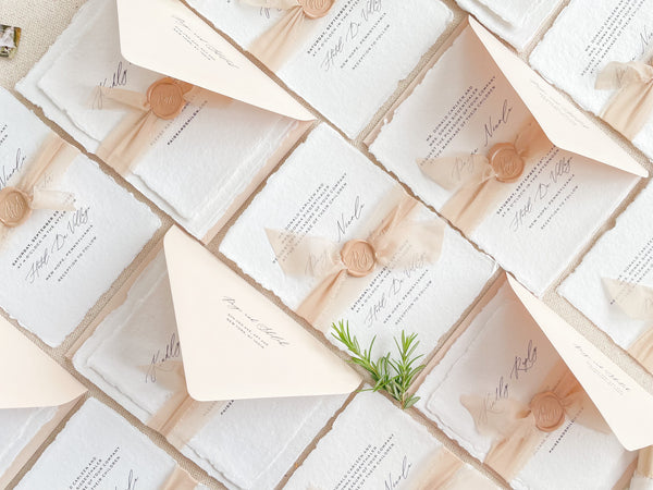 Handmade Paper Invitation Sets – Kattone