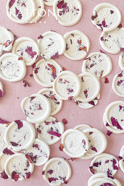 Handmade Wax Seals with Custom Monogram | Wedding Stationery – Kattone